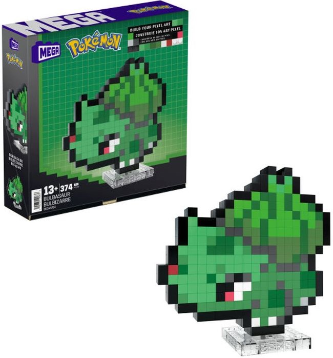 Pokemon Pixel Art Bulbasaur 001 Bulbasaur Pokemon 1st Generation