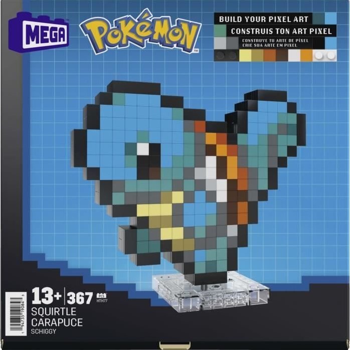 Pokemon Pixel Art Squirtle Minecraft Squirtle, Dratini And Dragonair